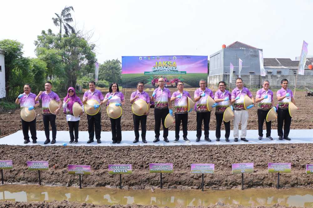 Jamintel Reda Manthovani Gaungkan Ketahanan Pangan dari Desa: Banten ...